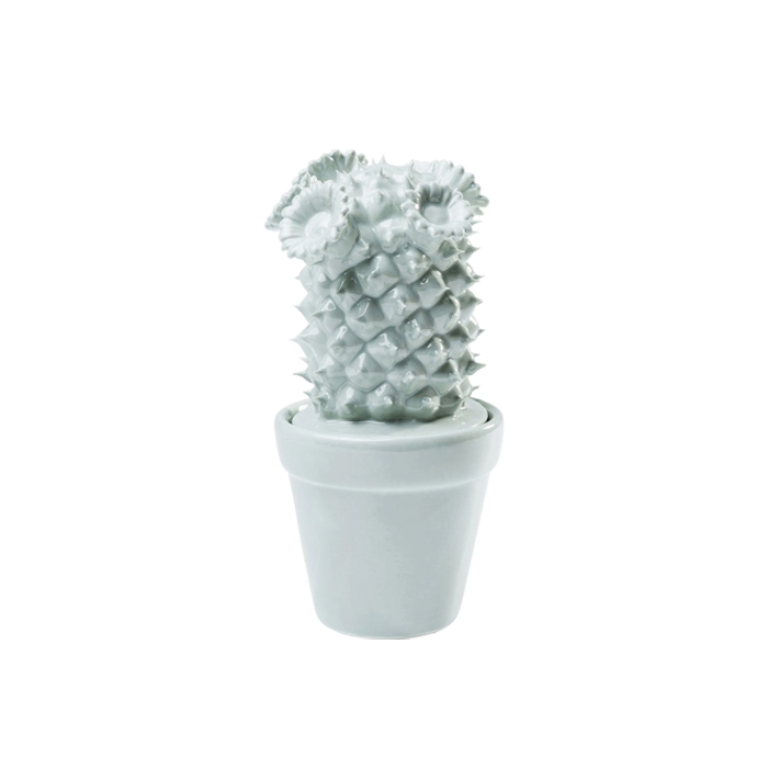 KARE Deco Object Cactus Blue Flowers – Smart Living