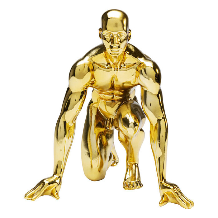 KARE Deco-Figurine Runner Gold-25cm | Smart Living