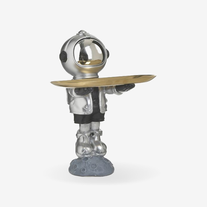 Deco Object Astronaut Silver – Smart Living