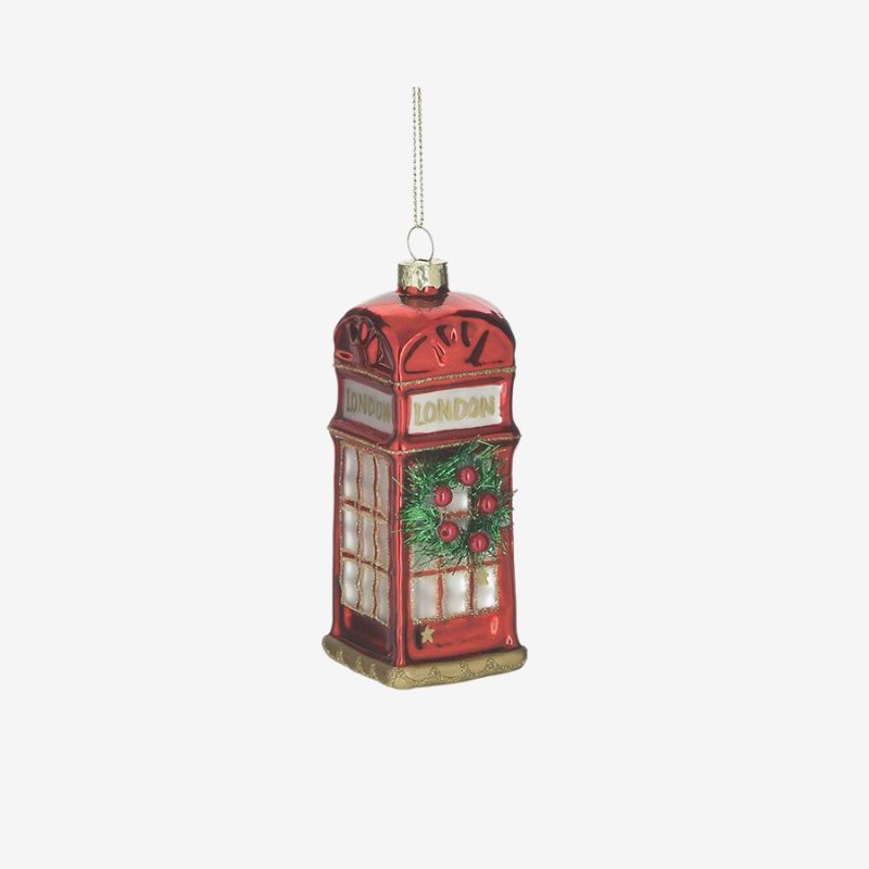 Glass Lantern Xmas Telephone Booth – Smart Living