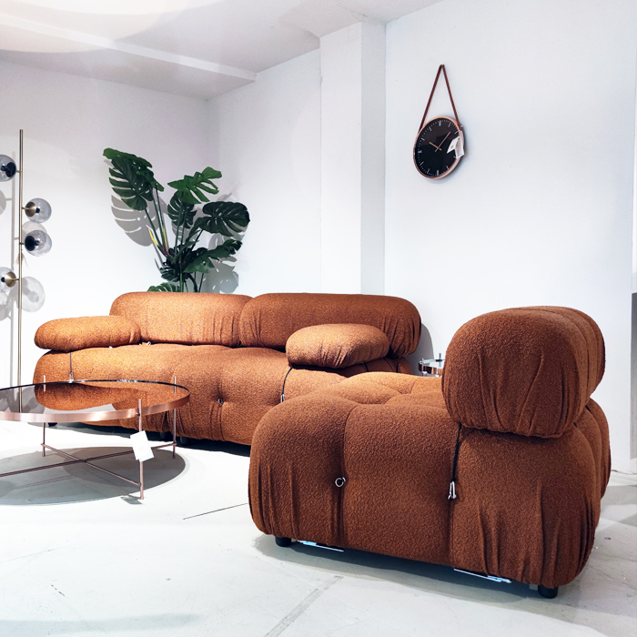 Multifunctional Sofa Camel Orange | Smart Living