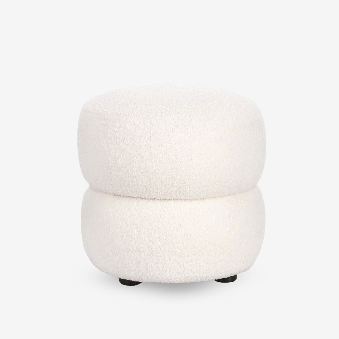 Pouf Gabby White 41х39 cm – Smart Living